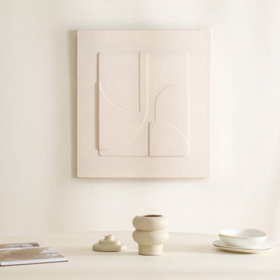 Cuadro Doha 100x90cm textura mate y relieve - Decoración | Wabi Home