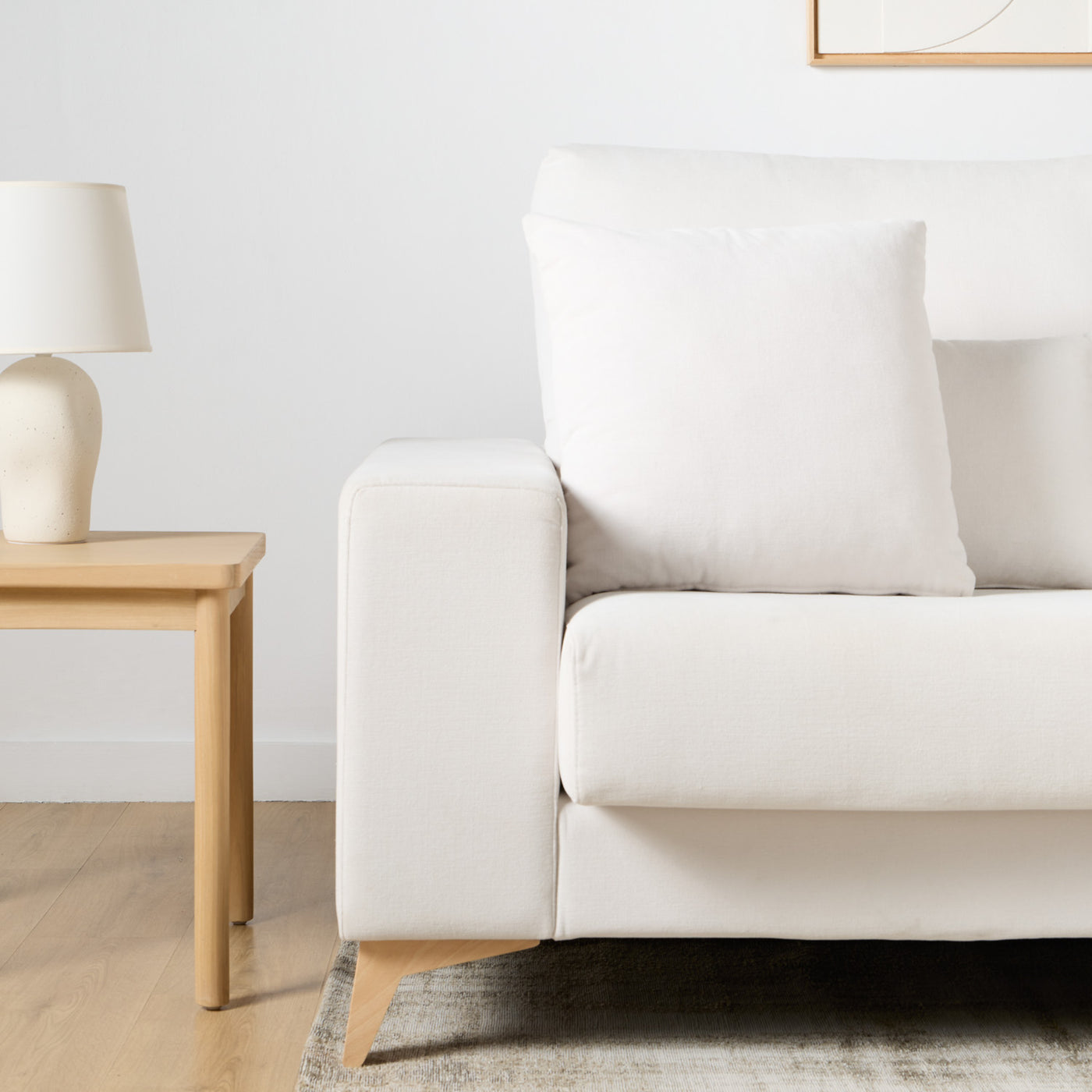 Sofá Setail con patas de madera - Sofás - Wabi home