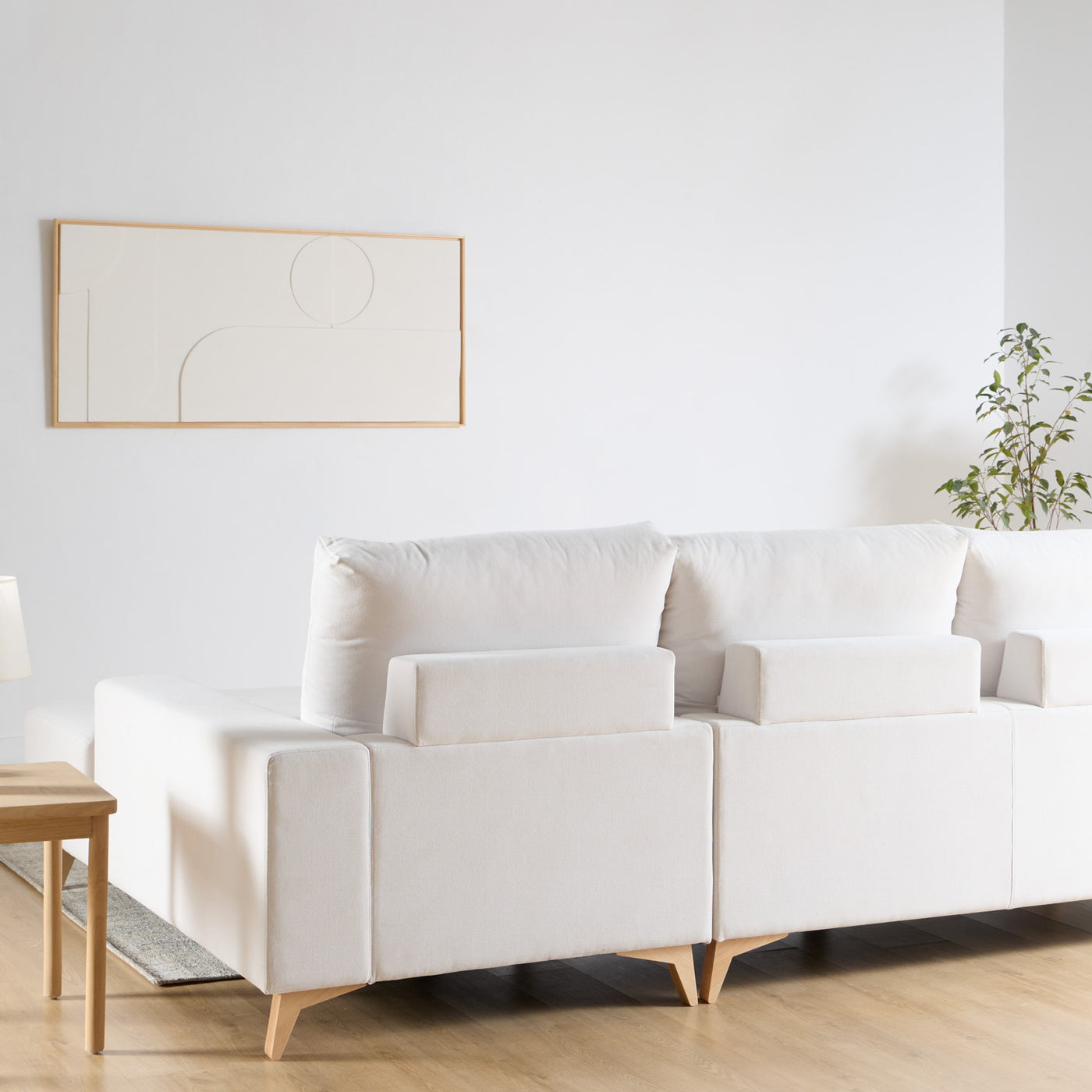 Sofá Setail con patas de madera - Sofás - Wabi home