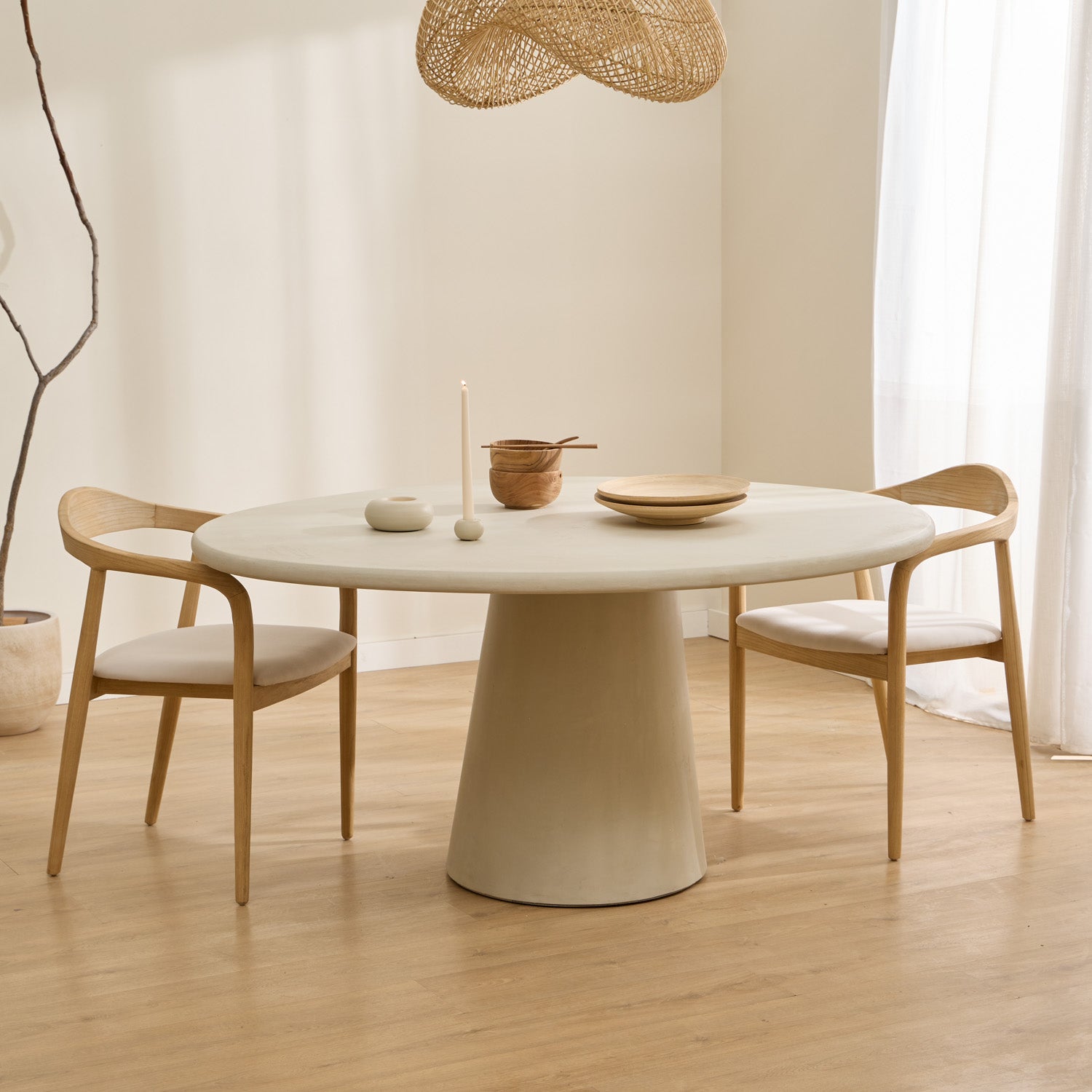 Mesa Dune de microcemento - Comedores - Wabi Home