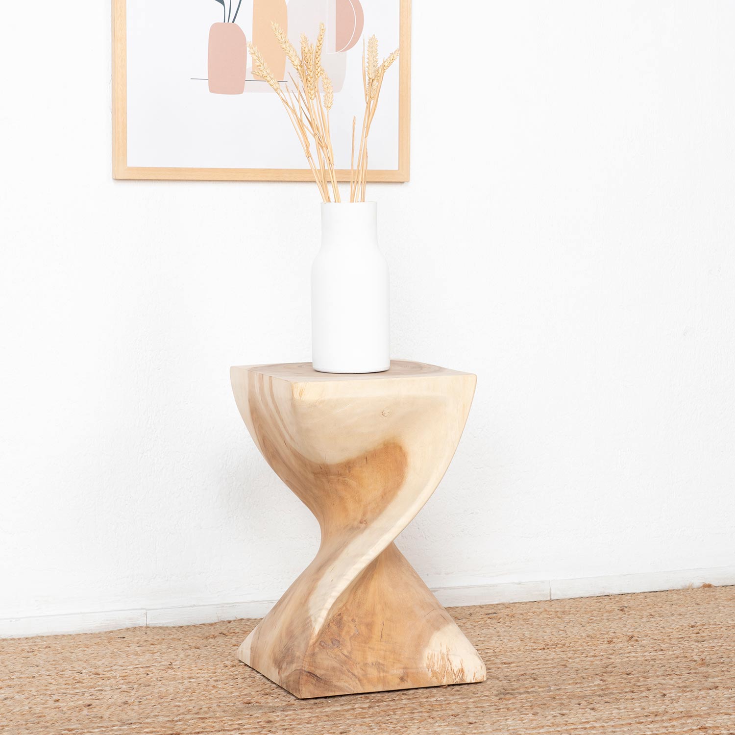 Wooden side table Slide - Living room furniture - Wabi Home